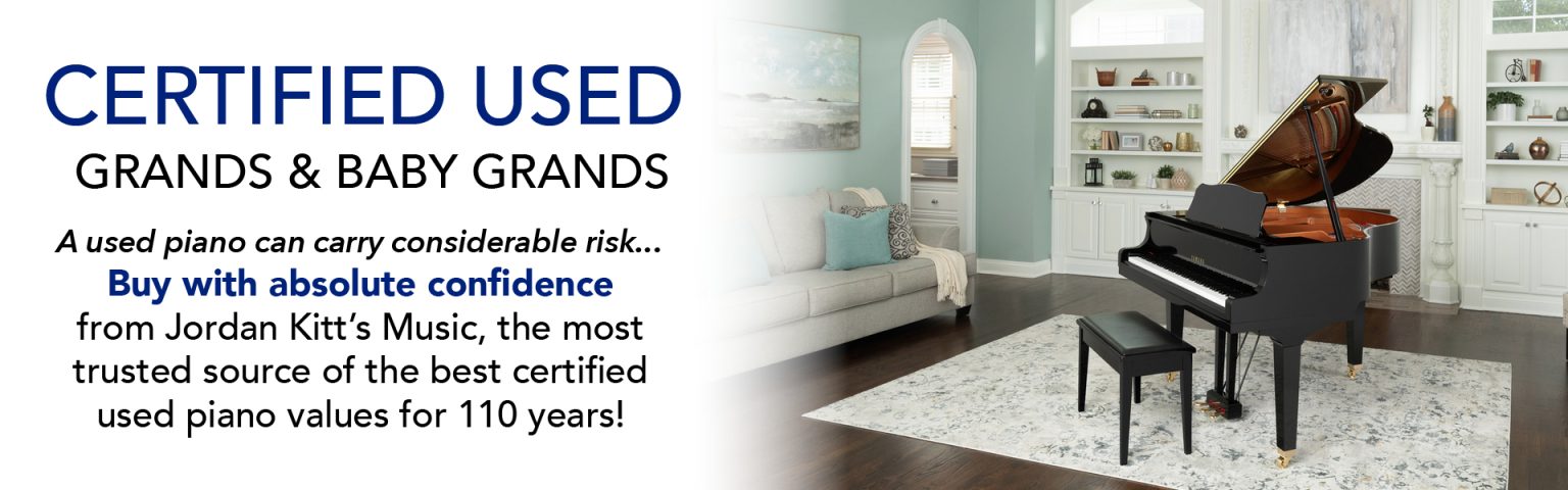 Certified Used Grand Pianos - Jordan Kitt's Music